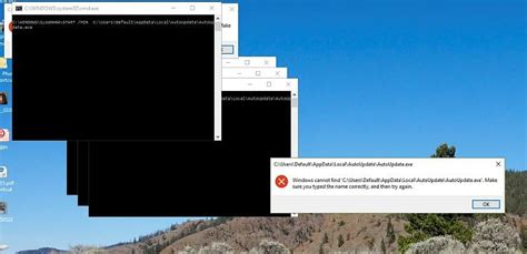 Windows Cannot Find Cusersdefaultappdatalocalautoupdateautoupd