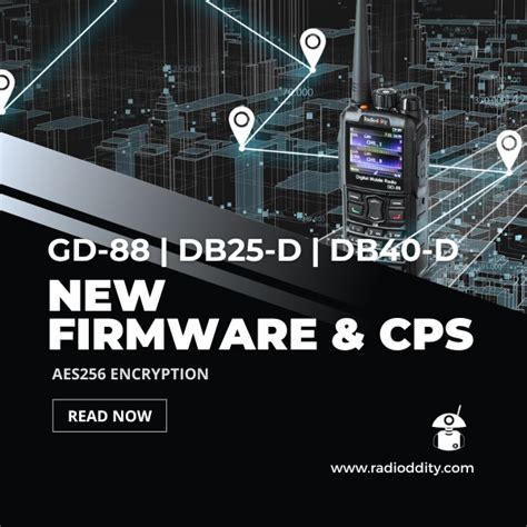 New Firmware Release For Gd 88 Db25 D And Db40 D Radioddity