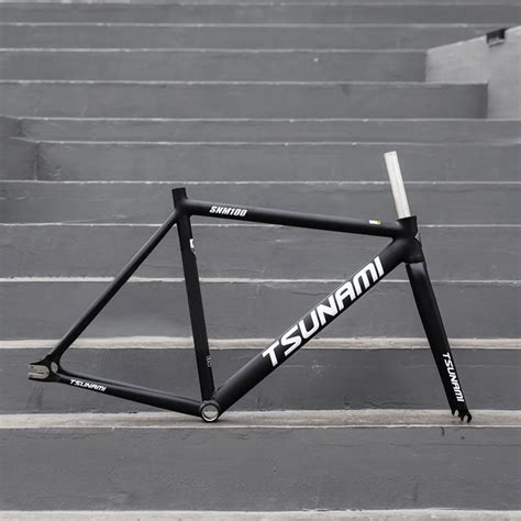 새로운 쓰나미 Snm100 고정 기어 프레임 초경량 알루미늄 픽시 자전거 프레임 자전거 프레임 Aliexpress