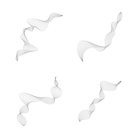 Dynamic Curve Lines With Blend Effect Isolated Illustration 50352696