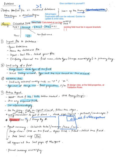 cheat sheet database pdf