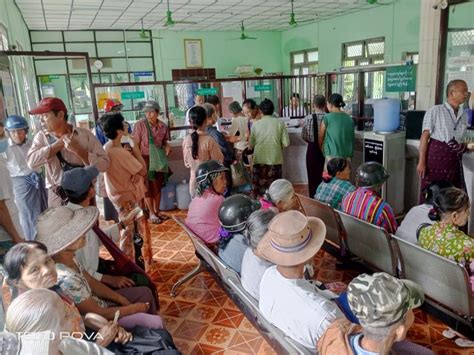 ကန်ကြီးထောင့်မြို့နယ်တွင် နိုင်ငံ့ဝန်ထမ်းအငြိမ်းစားများ၏ ပင်စင်လစာငွေများထုတ်ပေး Information