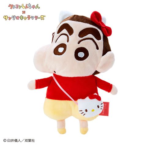 ハローキティ クレヨンしんちゃん ぬいぐるみペンポーチしんちゃん Meccha Japan