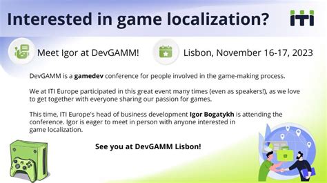 Iti Europe On Linkedin Gamedev Gamedevelopment Gameloc L10n T9n I18n Devgamm…