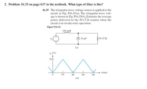 solved the triangular wave voltage source is applied to the