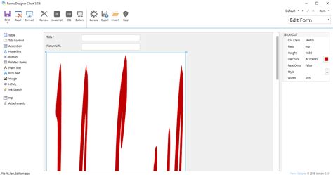 Using Ink Sketch Control In A Sharepoint Form To Place Markings On An Image From Tablets Ipad