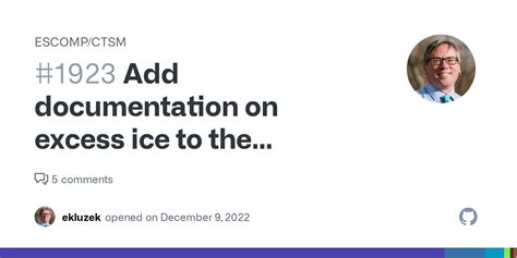 Add Documentation On Excess Ice To The Technical Note · Issue 1923 · Escompctsm · Github