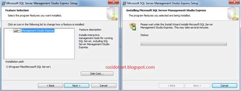Instal Microsoft SQL Server 2005 Express Di Windows 7 Part 2 RoziDotNet