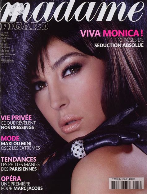 Monica Bellucci Magazine Cover Monica Bellucci