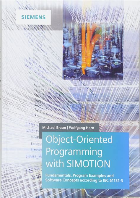 Buy Object Oriented Programming With Simotion Fundamentals Program Examples And Software