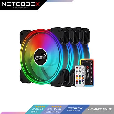 Netcodex Ph Fantech Fb 302 Typhoon Argb Fan Kit 3in1 120mm Addessable Rgb Fan Speed