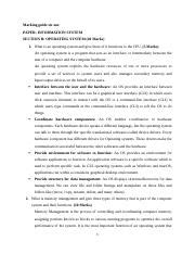 Mock Exams Operating System Marking Guide Set One Docx Marking Guide Set One PAPER