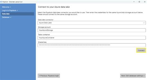 Popdock Data Lake Upload Tool Installation And Usage Guide For Dynamics