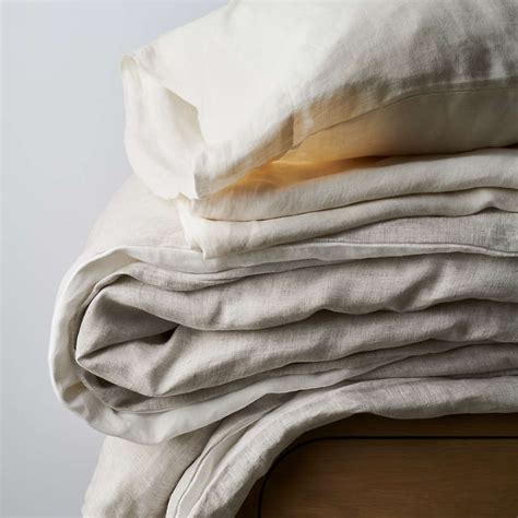New Natural Hemp King Bed Sheet Set Reviews Crate And Barrel Canada
