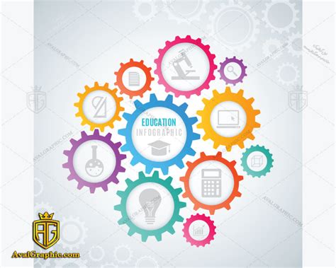 وکتور چرخ دنده و پاورپوینت