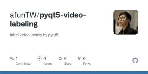 Github Afuntwpyqt5 Video Labeling Label Video Locally By Pyqt5