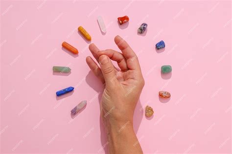 Premium Photo Magic Crystals Spiritual Esoteric Practice For Relax