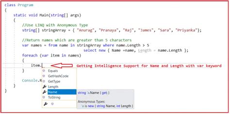Var Keyword In C With Examples Dot Net Tutorials