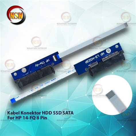Jual Kabel Konektor Hdd Ssd Sata For Hp Fq Pin No Warranty Shopee Indonesia