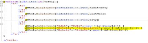 Net Blog By Asif CRUD Operation In MVC Using Entity Framework 6 0 Part 2