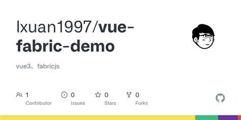Github Lxuan1997vue Fabric Demo Vue3、fabricjs