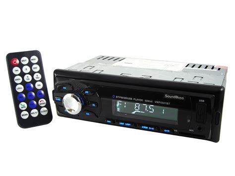 Buy Soundboss Bluetooth Wireless With Phone Caller Id Receiver Car Media Player Single Din