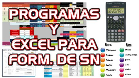 programa y hojas de excel y cómo hacer un excel para calcular de