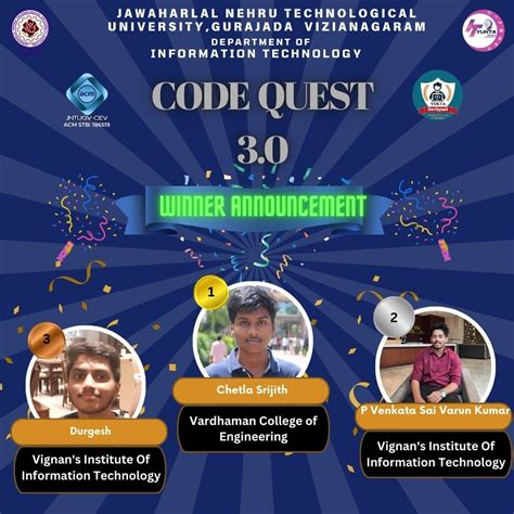 I Am Thrilled To Share That I Secured The 3rd Prize In Codequest 30