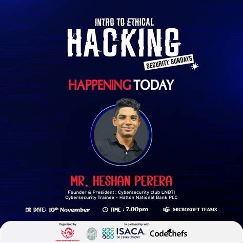 codechefs 🧑‍💻👩‍🍳 on linkedin legion offensive security ethicalhacking securitysundays