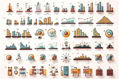 Premium Vector Data Analytics Report Business Organization Filled Outline Icon Set Vector