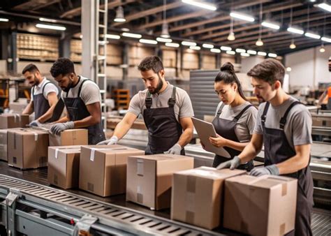 Efficient Warehouse Order Fulfillment And Packing Process Premium Ai