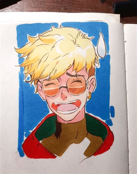 「Маленький скетч по Тригану Мои олд скуу」 Ekaterina Kate Make Art Not War のイラスト