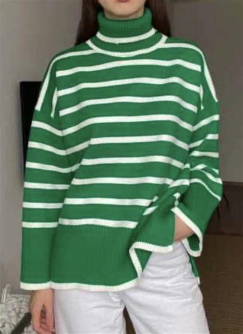 Кофтинка в полоску 💚 — ціна 450 грн у каталозі Светри Купити жіночі речі за доступною ціною на