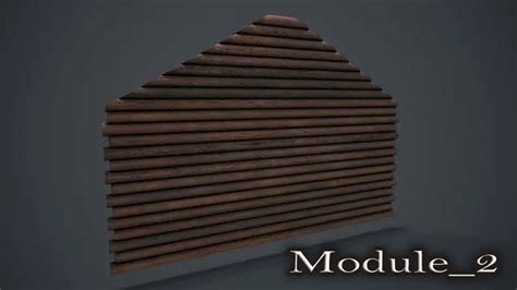 Wooden House 3d Model