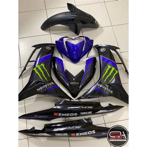 Coverset Bodyset Lc135 Lc V8 Monster Ltd Fuel Injection Fi Yamaha Siap Tanam Doctor 005 Oem