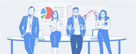 비즈니스 003 Sill375 유토이미지 일러스트 금융 회사 직장 직업 직무 오피스 사무실 거래 근무