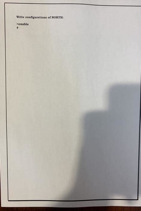 Solved Write Commands To Configure Router North And Router South For 1 Answer Transtutors