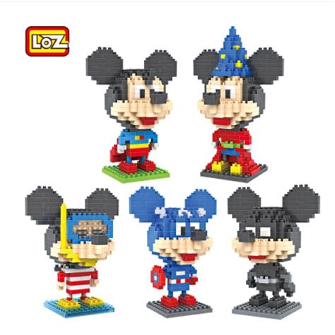 Disney Mickey With Suit Loz Diamond Bricks Shopee Malaysia