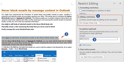 How To Restrict Editing In Word A Step By Step Guide