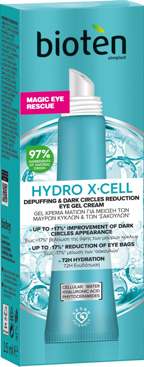 Bioten Околоочен гел крем срещу подпухване и тъмни кръгове Hydro X Cell 15 Ml Dm България