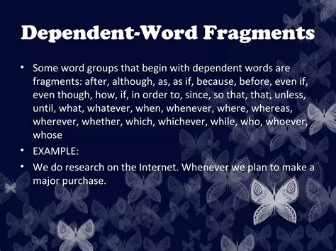 Sentence Vs Fragment Ppt