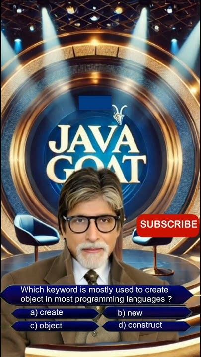 Java Quiz Challenge Which Keyword Creates An Object 🤔 Shorts Youtube