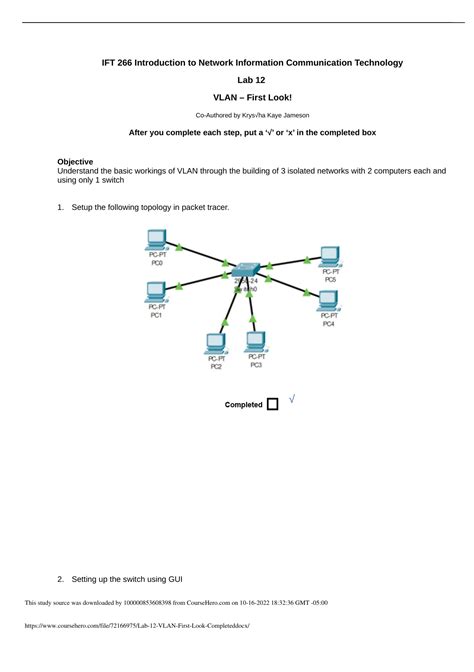 Ift 266 Introduction To Network Information Communication Technology