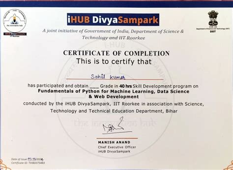 sahil kumar on linkedin python machinelearning datascience webdevelopment ihub iitroorkee…