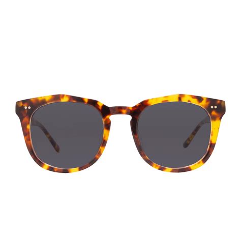 Weston Round Prescription Glasses Amber Tortoise Diff Eyewear