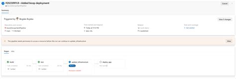 Azure Devops Yaml Pipelines Bicep Infrastructure Deployment