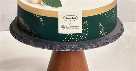 하겐다즈x반얀트리 클럽 앤 스파 서울 그린티 초콜릿 포레 아이스크림 케이크 시즌 한정 출시