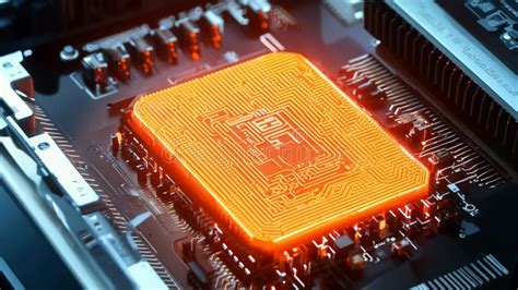 Introducing The Hightech Microprocessor With Illuminated Circuitry Designed For Future