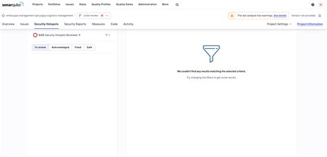 Sonarqube Security Hotspot Review Button Disappeared In Some