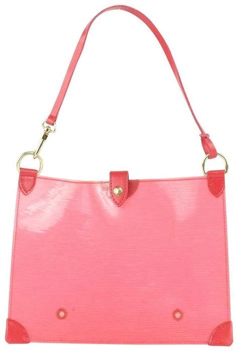 Louis Vuitton Louis Vuitton Clear Red Epi Leather Pla Gem